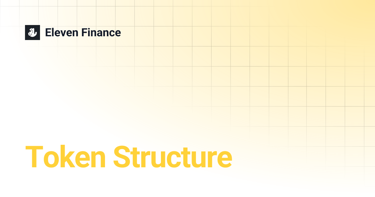 Token Structure | Eleven Finance
